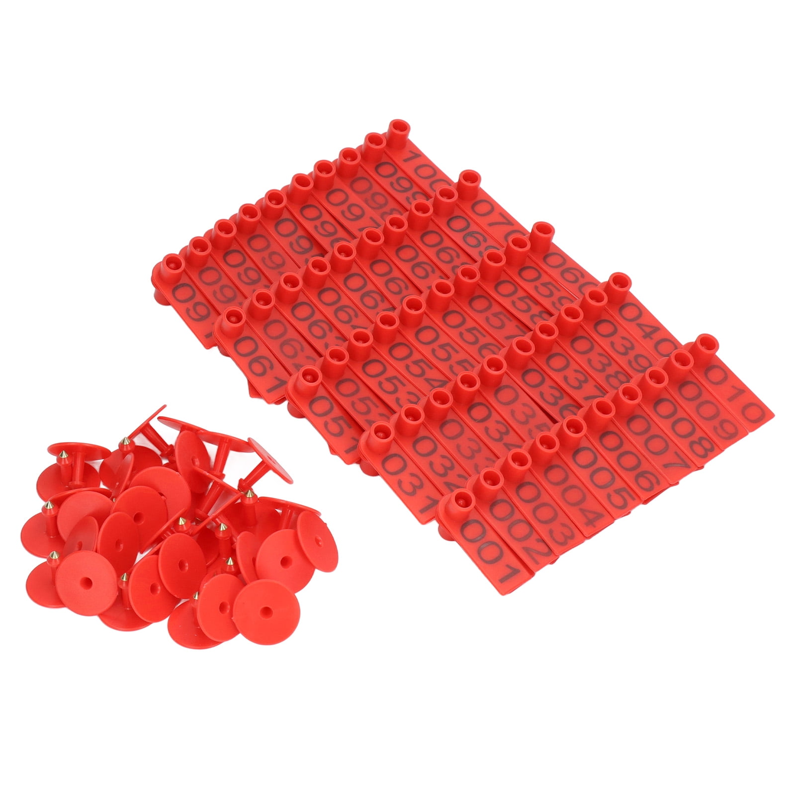 100 Sets Numbered Cattle Ear Tags Accurate Livestock Identification ...