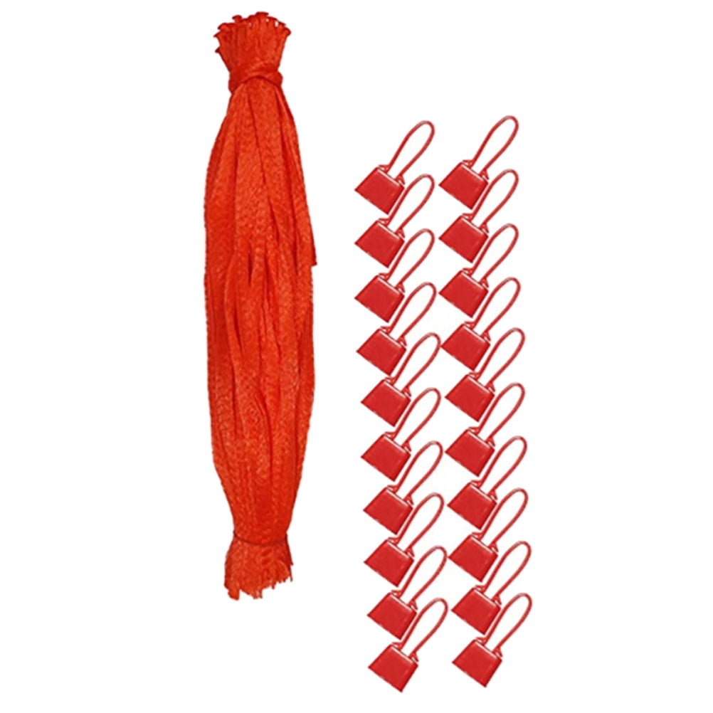 100 Sets Portable Egg Mesh Bag Onions Potato Mesh Bags Reusable Grocery ...