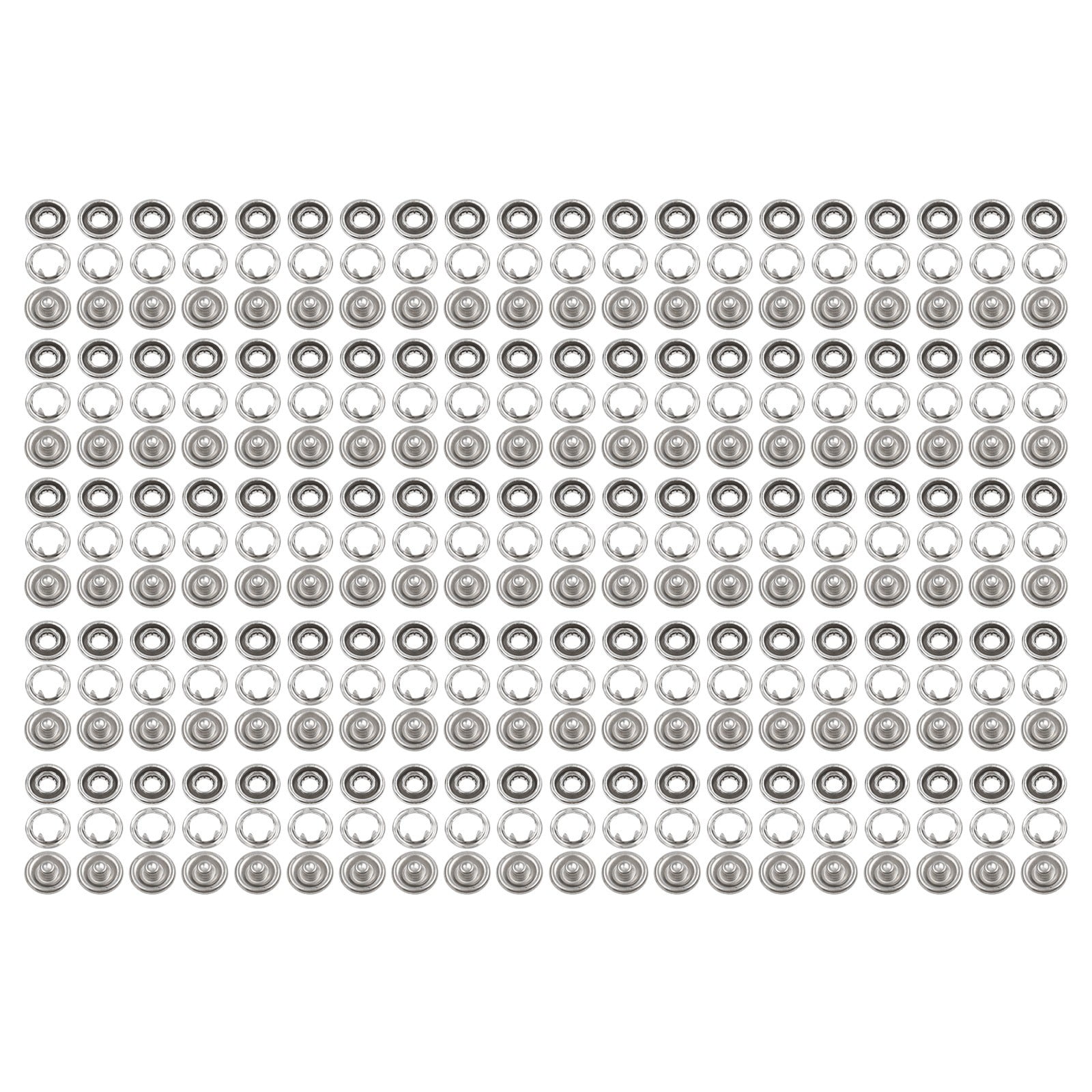 100 Sets Snap Pliers Automatic Grommet Eyelet Pliers Five-Claw Snap ...