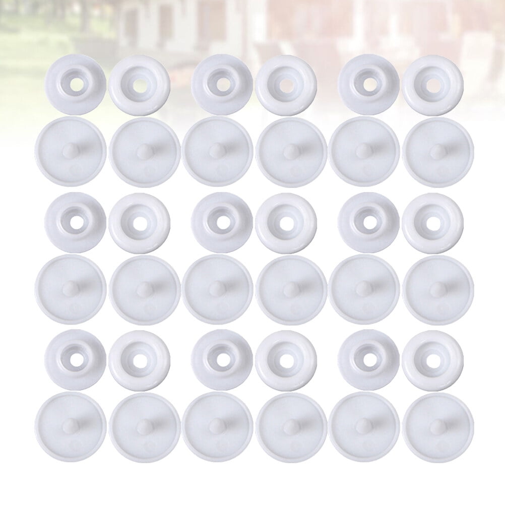 100 Sets T5 Plastic Button Snaps Sewing Fastener Clothing Accessories ...