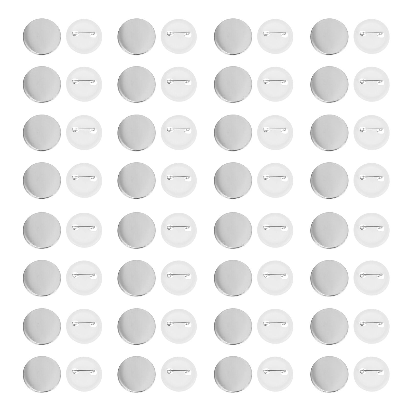 100 Sets Transfer Blank Badge Labels Blank Badge Decor Button Making ...