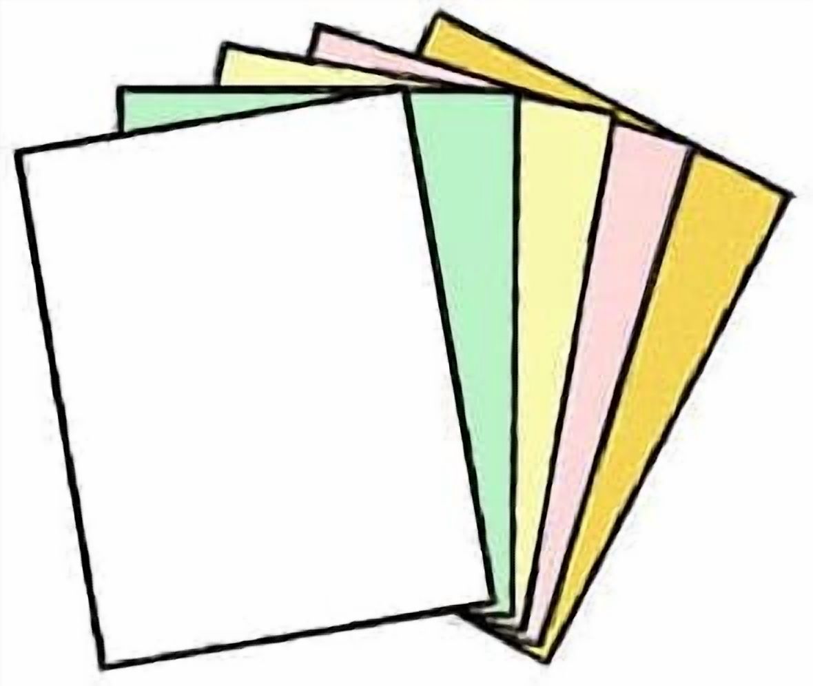 100 Sets of 5 PartLetter Size - 8-1/2" x 11", Carbonless Paper 01938 ...