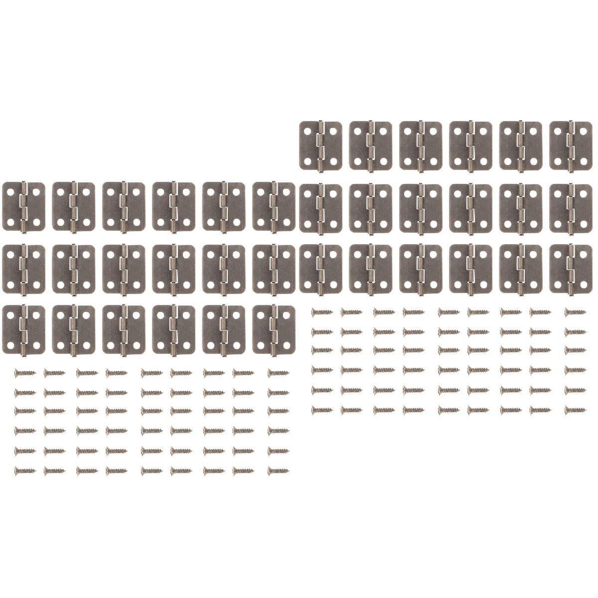 100 Sets of Small Hinge Bird House Hinge Iron Folding Hinge Replacement ...