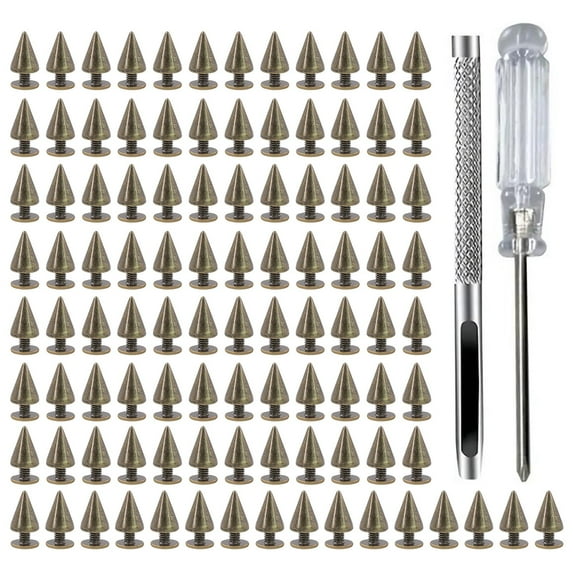 100 Sets of Sturdy Metal Materials Studs Fashion Accessory for Creative ...