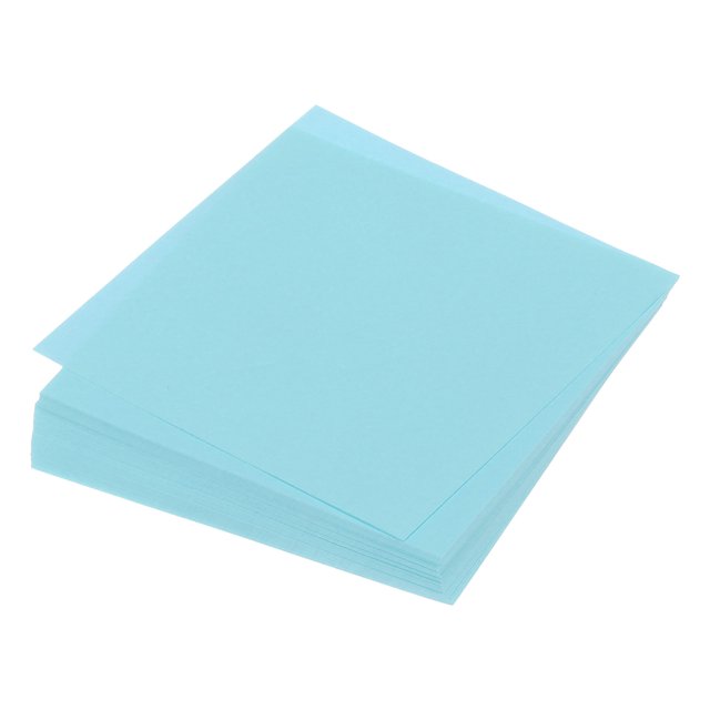 100 Sheet Origami Paper Double Sided Light Blue 3x3 Inch Square Sheet ...