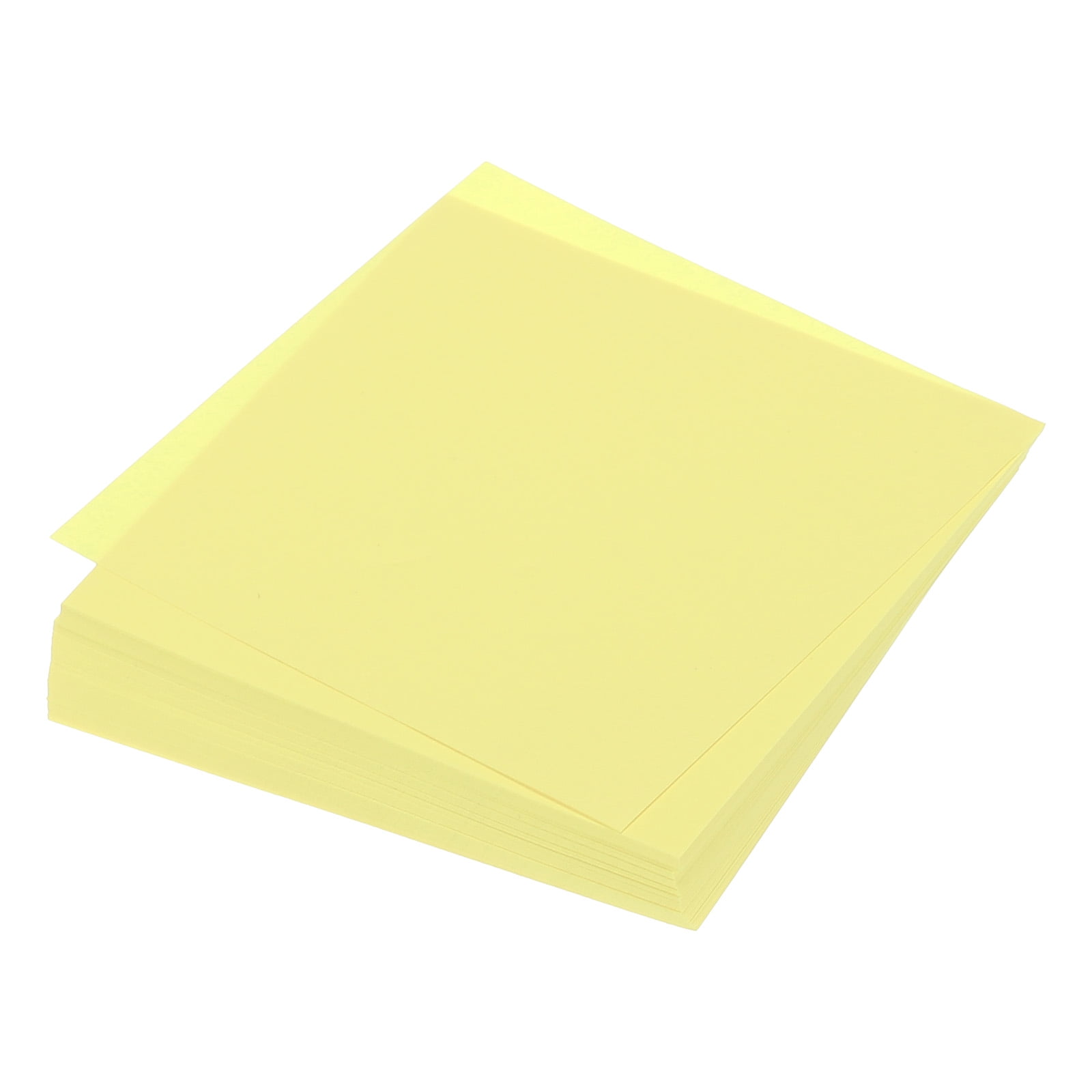 100 Sheet Origami Paper Double Sided Light Yellow 3x3 Inch Square Sheet ...
