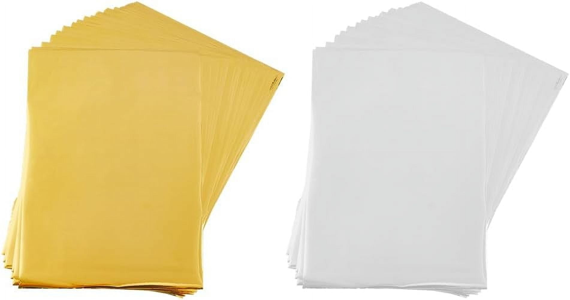 100 Sheets 2 Colors A5 Hot Foil Transfer Sheets Hot Stamping Foil ...