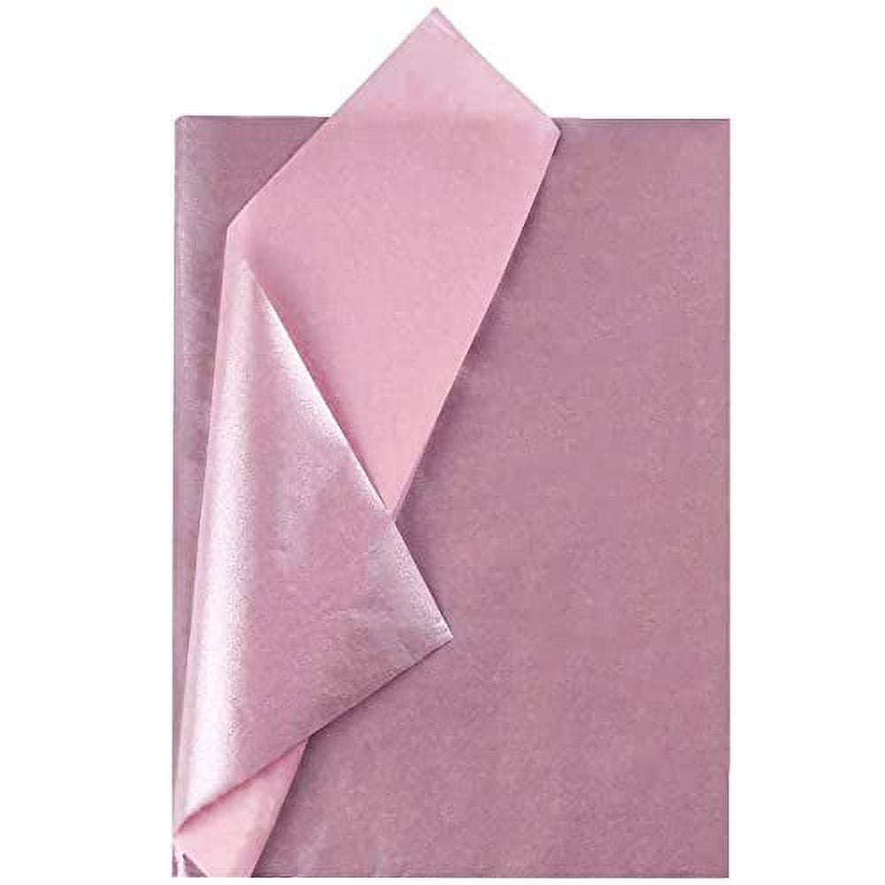 100 Sheets 20"X14" Rose Gold Gift Wrapping Tissue Paper Bulk Metallic ...