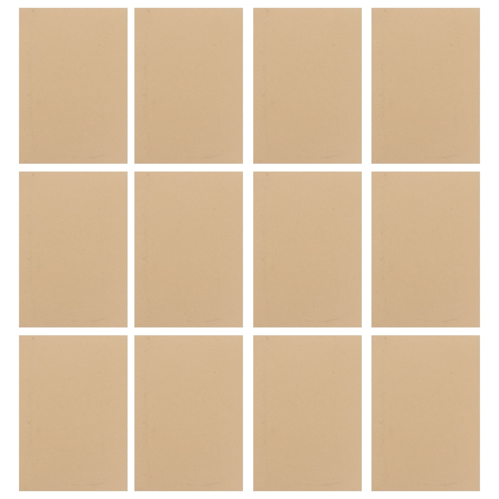Worgeous Brown Kraft Paper for Writing or Wrapping 100 Sheets A4 Size ...