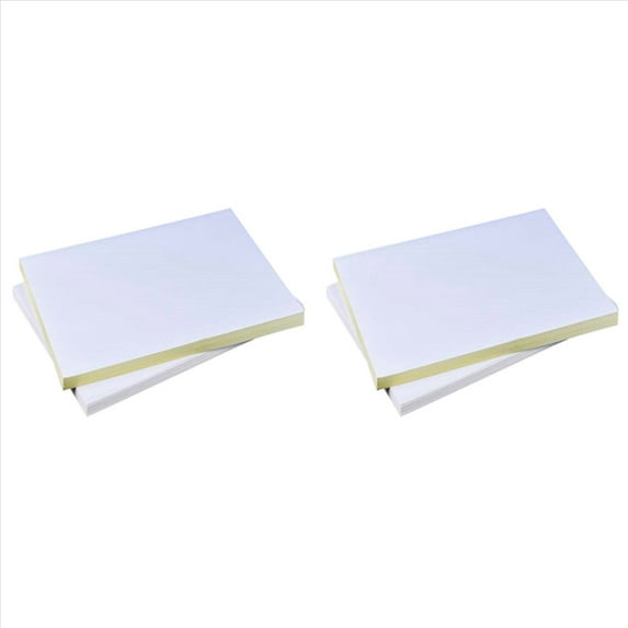 100 Sheets A4 White Self Adhesive Waterproof Sticker Label Matte Paper ...