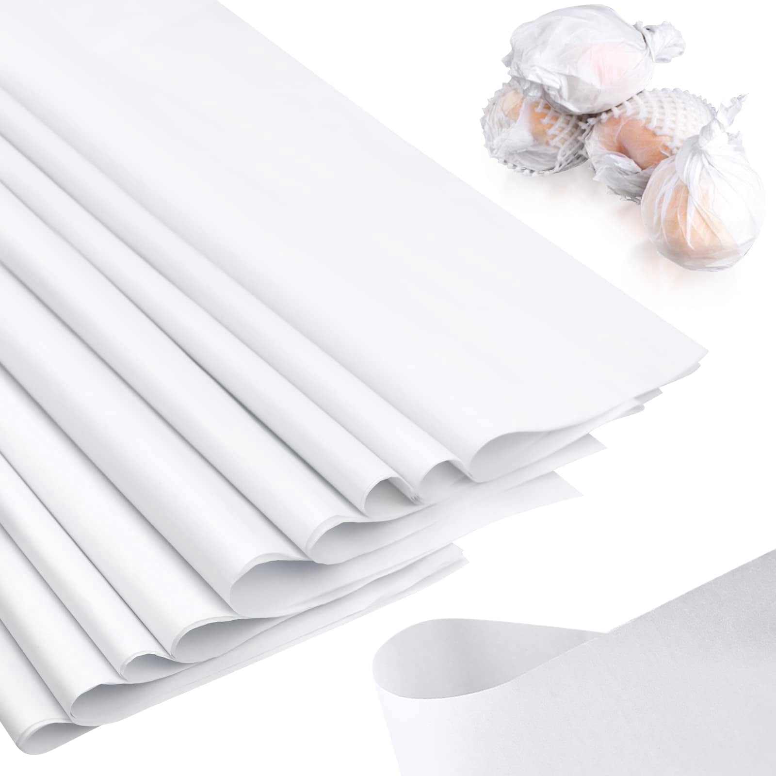 100 Sheets Acid Free Archival Tissue Paper, Unbuffered, White, for ...