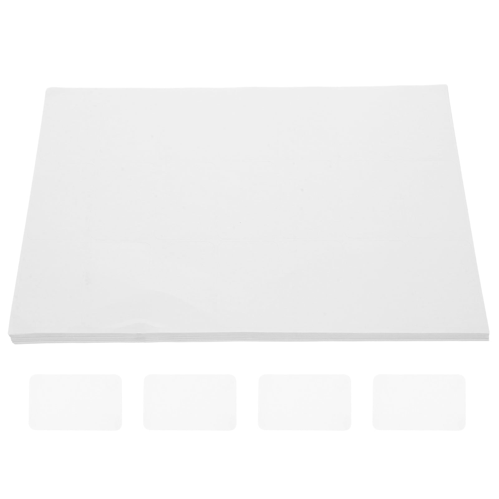 100 Sheets Adhesive Labels A4 Name Tags Stickers Labels Small Business ...
