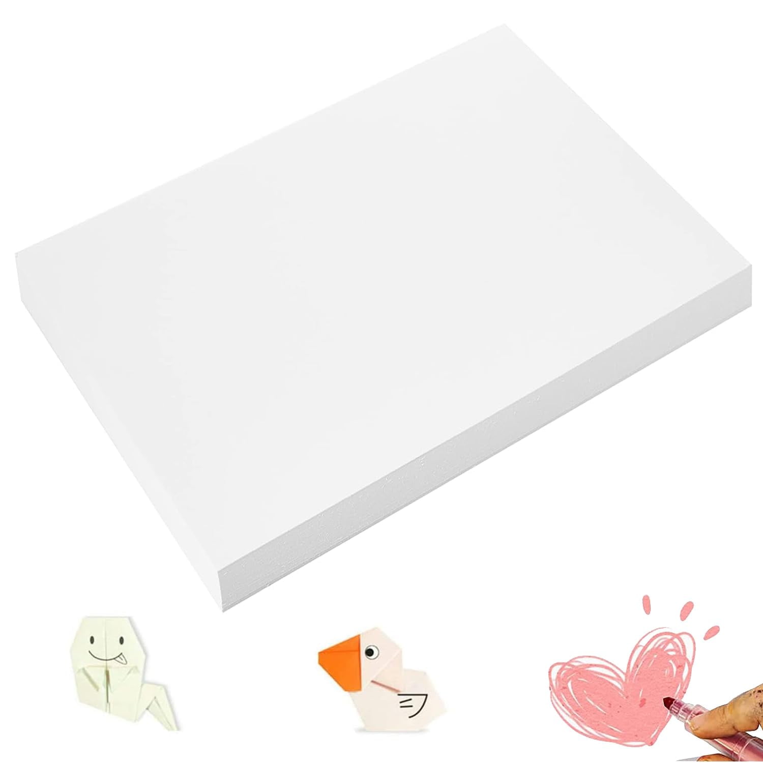 100 Sheets Arts Craft TSF6 Paper for Drawing 12” x 17” White ...