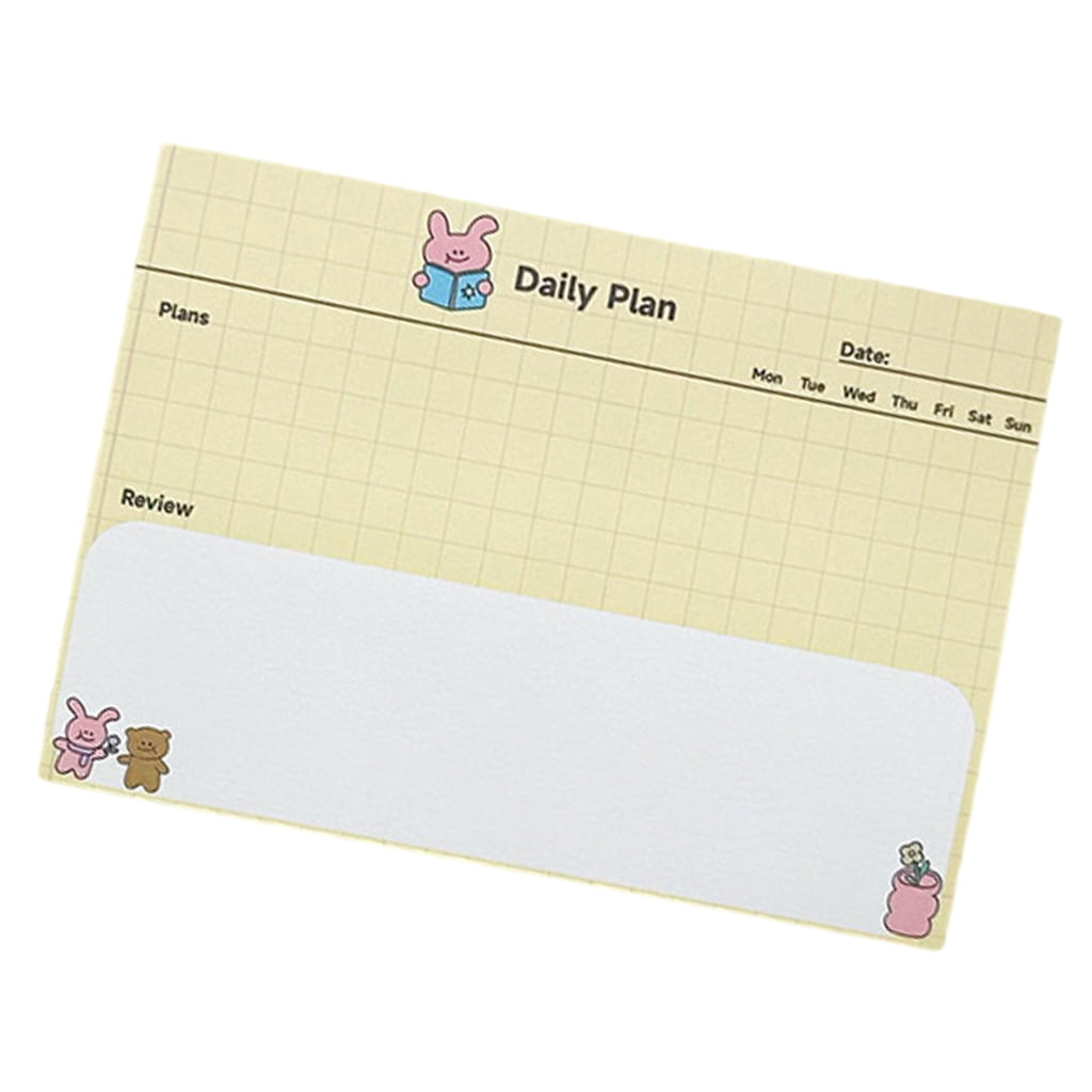100 Sheets Bear Sticky Notes A 6 Self-Adhesive Sticky Notes Rabbits ...