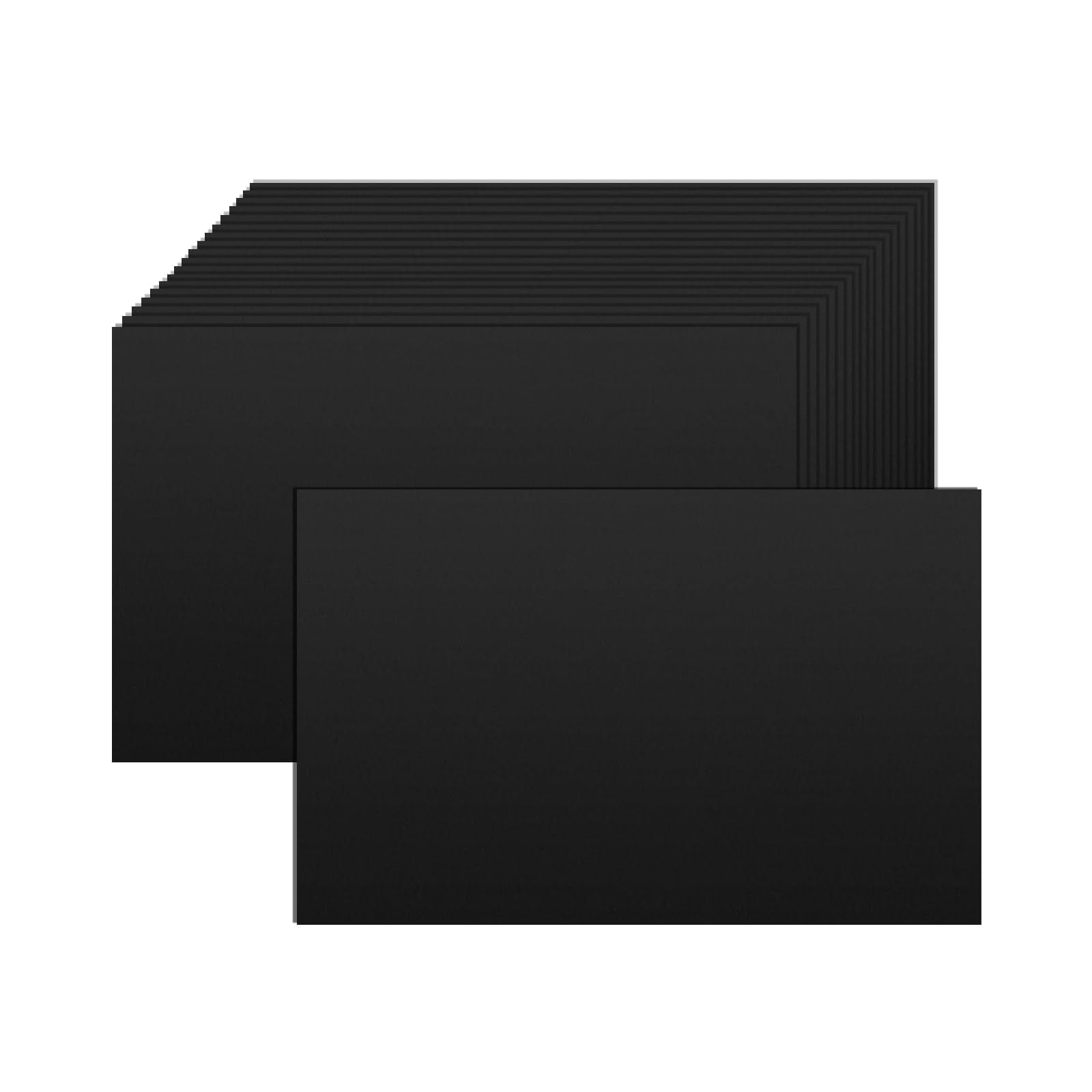 100 Sheets Black Cardstock STF9 Paper 4x6 Inch, 80lb Thick Paper ...