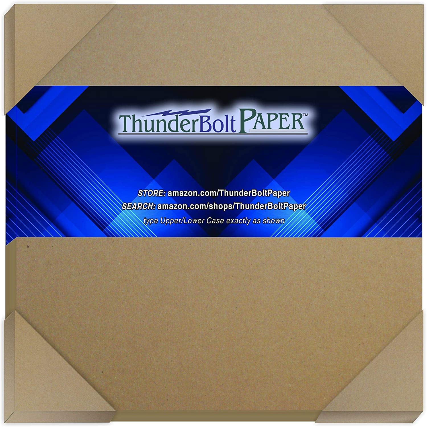 100 Sheets Brown Chipboard 80 Point Extra Thick 6" X 6" (6X6 Inches ...