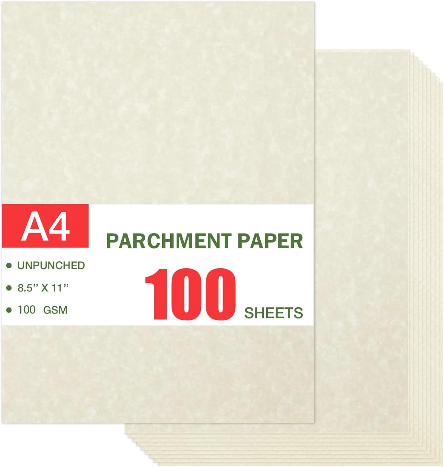100 Sheets Certificate Paper, Resume, Stationary, Printer-Friendly ...