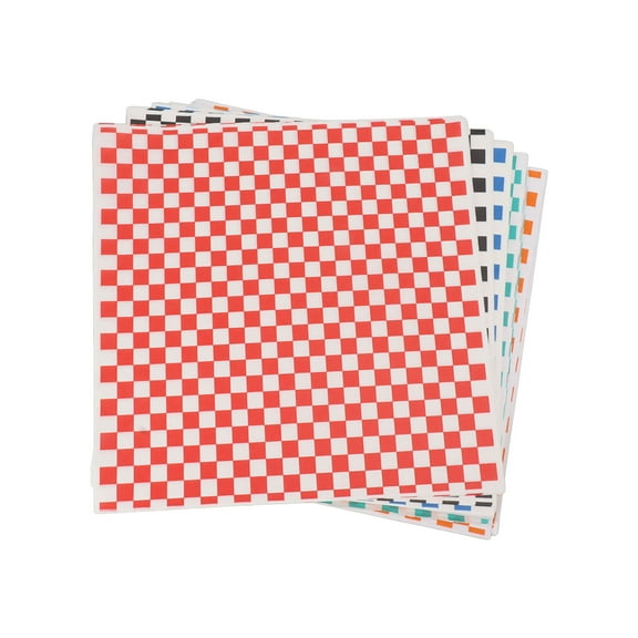 1000 Pcs Deli Paper Sheets 12x12", Sandwich Wrapping Paper Red & White ...