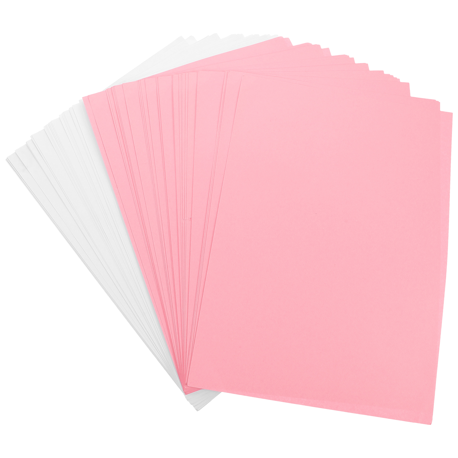 100 Sheets Children's Handmade Colored Paper Pink White Printing ...