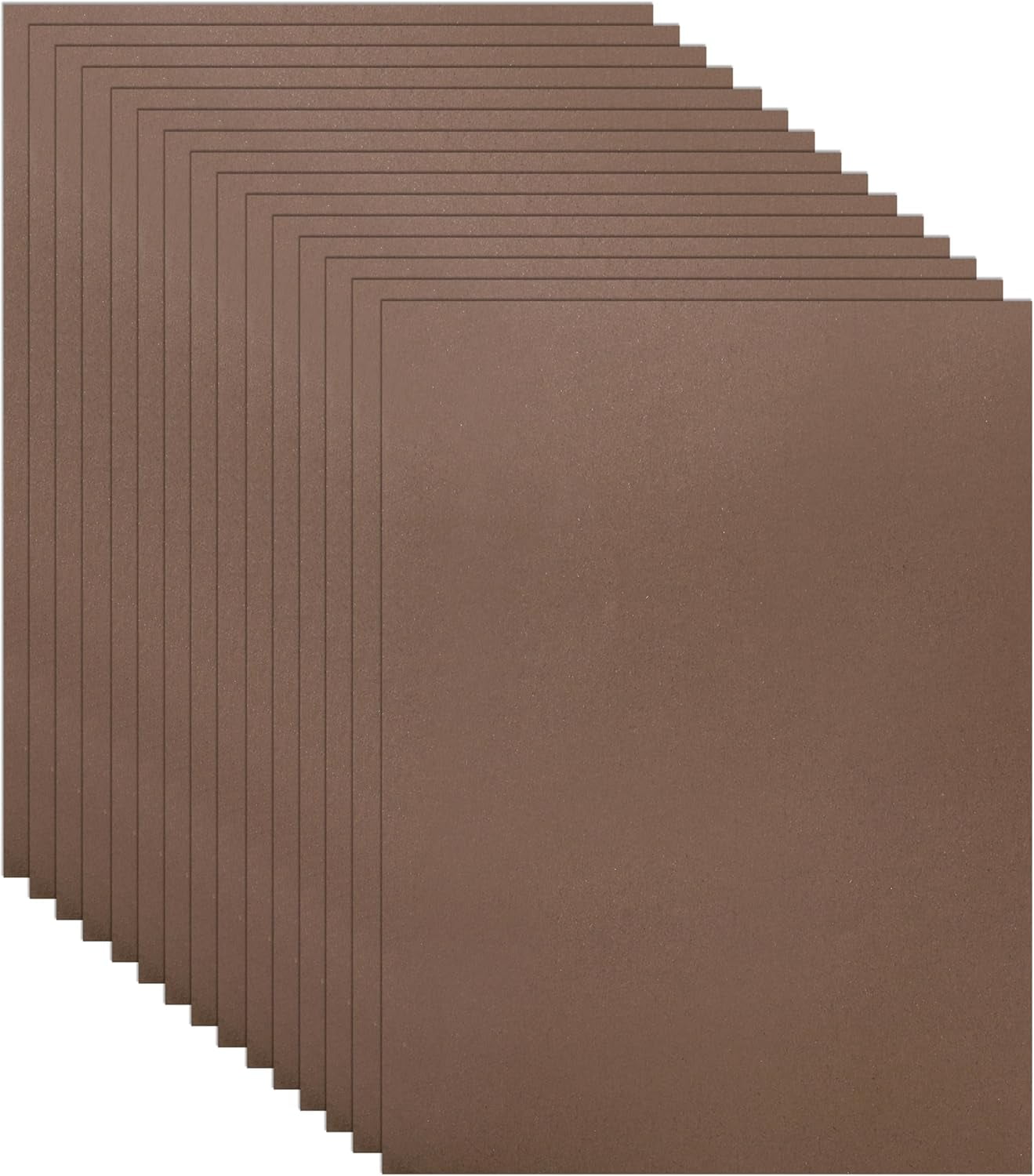 100 Sheets Coffee Color Cardstock 8.5 x 11 Craft Paper, 75lb ...