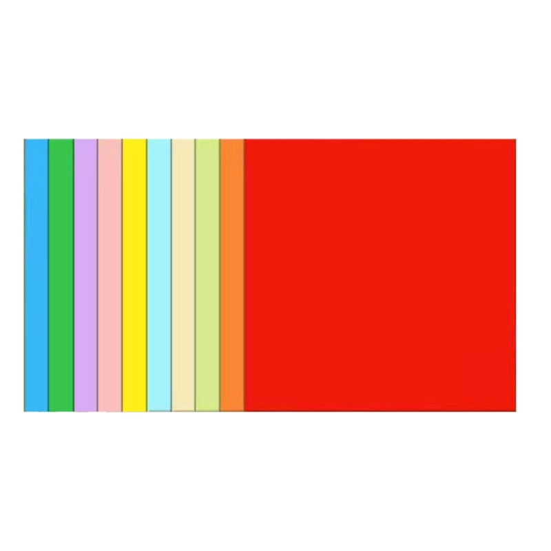 100 Sheets Colorful Paper Folding Paper Double Sided Square Paper Easy ...