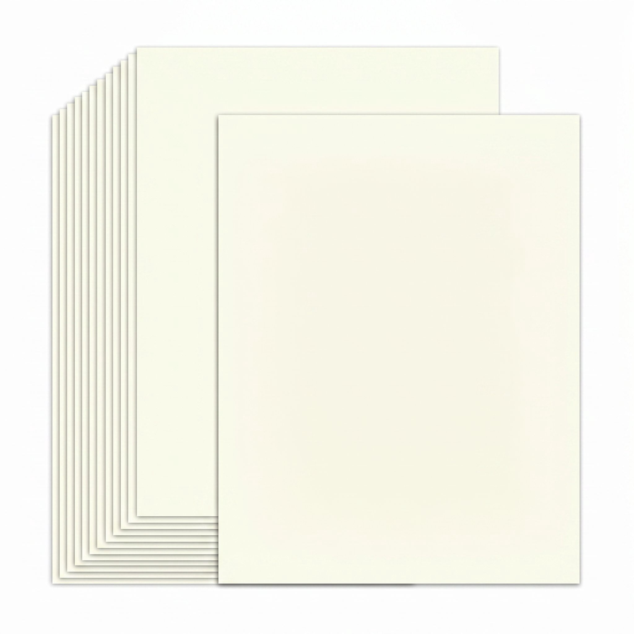 100 Sheets Cream Cardstock 8.5 x 11 Inch, 230gsm Card Stock Paper for ...