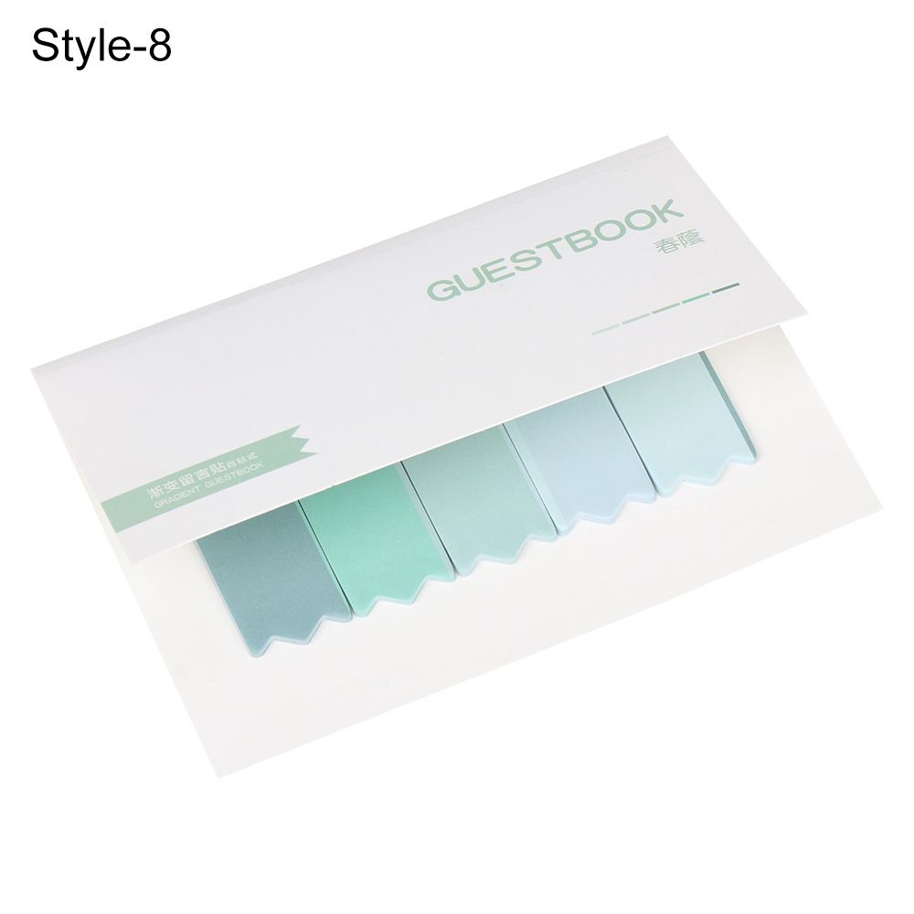 100 Sheets Creative Stationery Gradient Color Multi-function ...