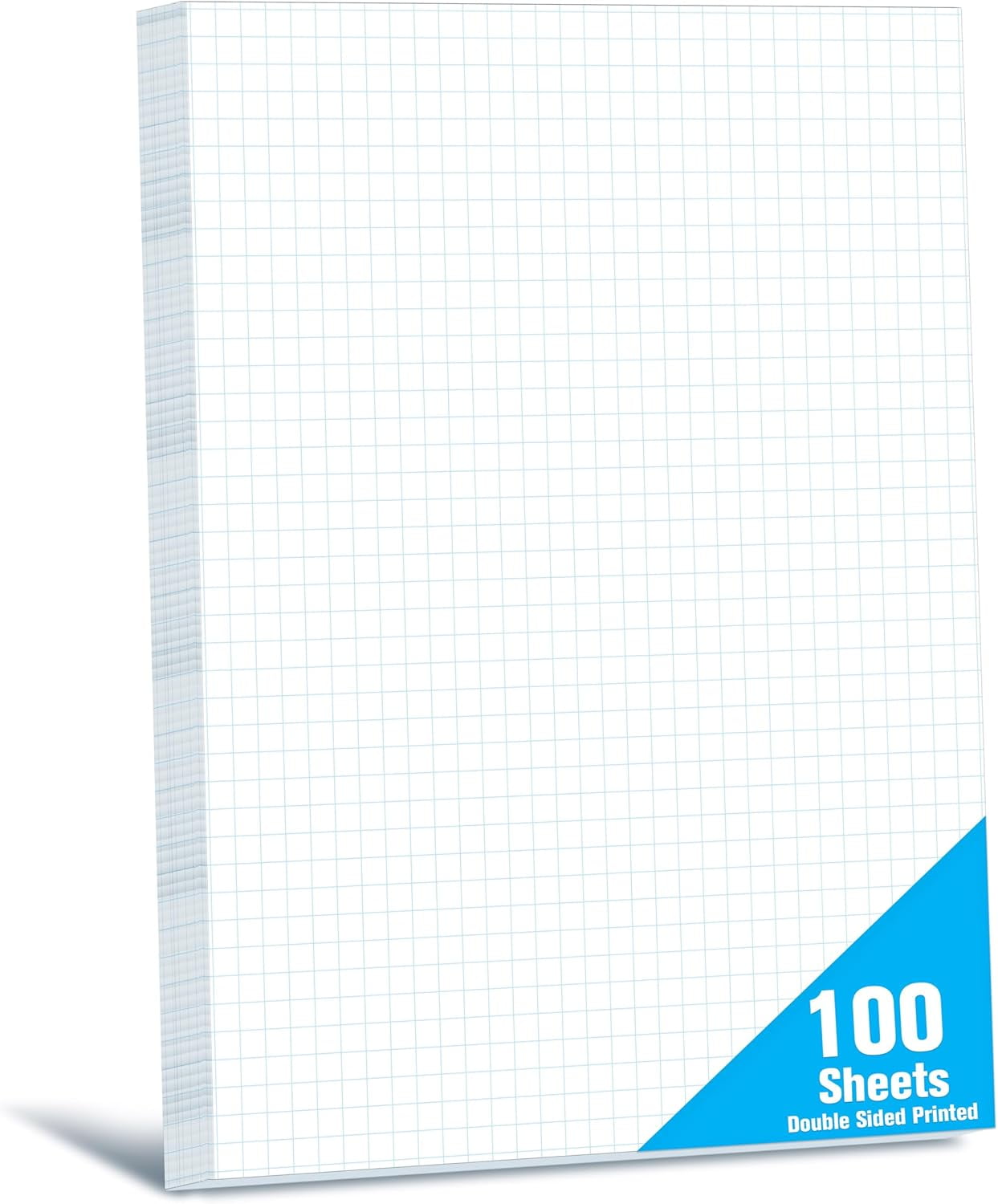 100 Sheets Graph Paper, Double-sided Grid Paper 4x4 Graph Ruled Paper ...