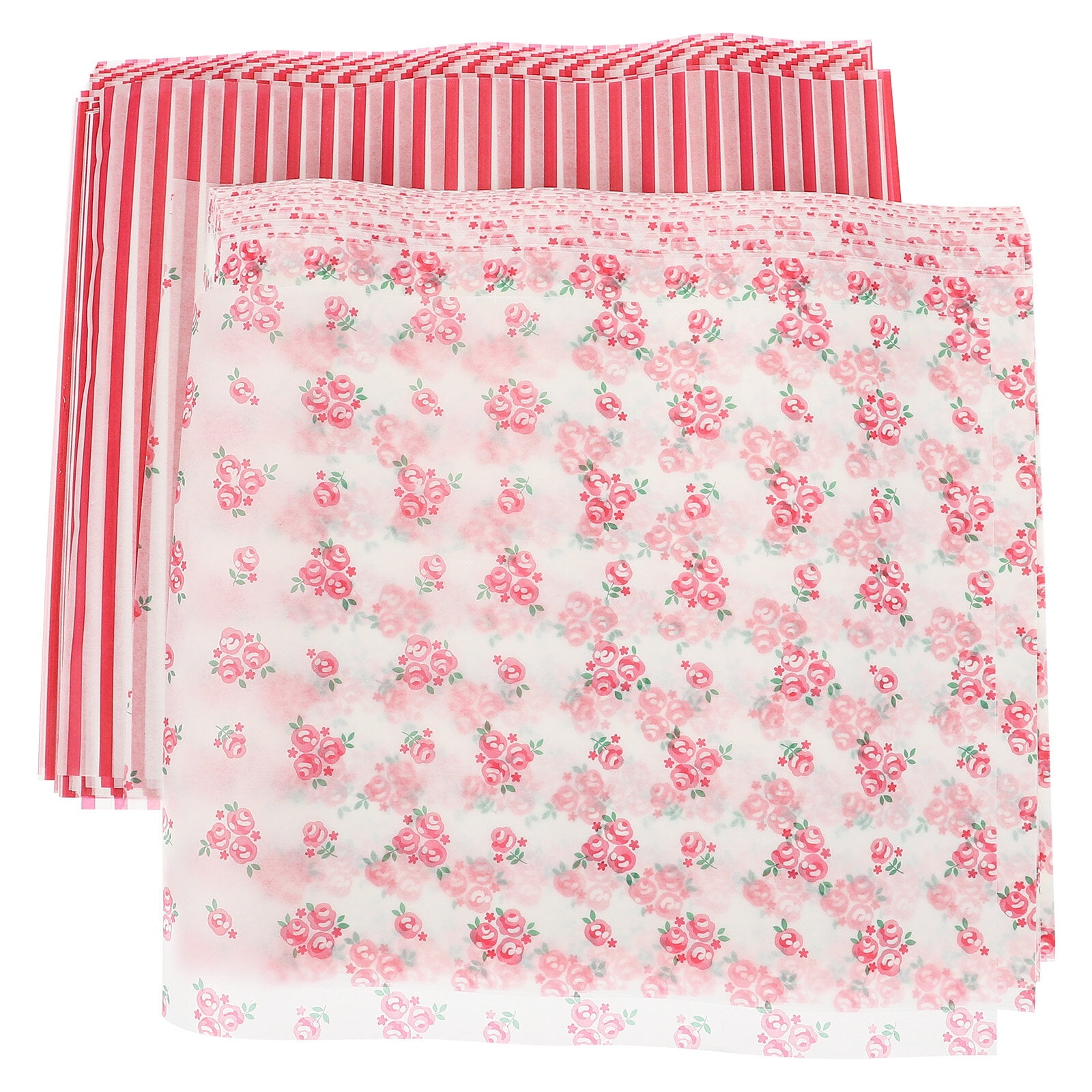 100 Sheets Greaseproof Baking Wax Paper Food Bread Baking Packaging ...