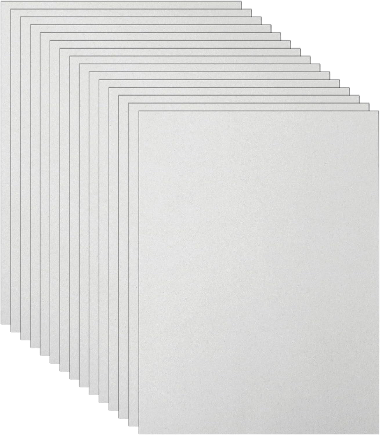 100 Sheets Grey Cardstock 8.5 x 11 Certificate Paper, 75lb Thick Gray ...