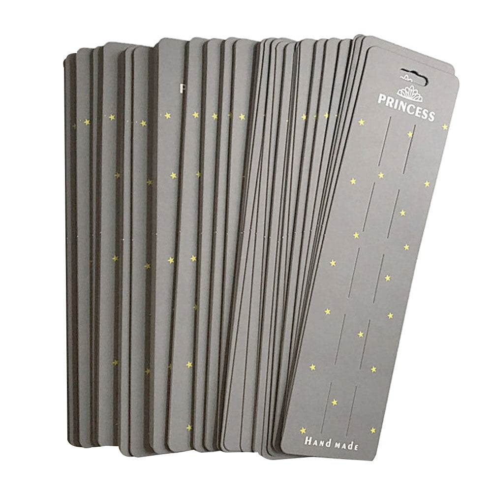 100 Sheets Hair Accessories Card for Clip Jewlery Display Shelf Jewelry ...