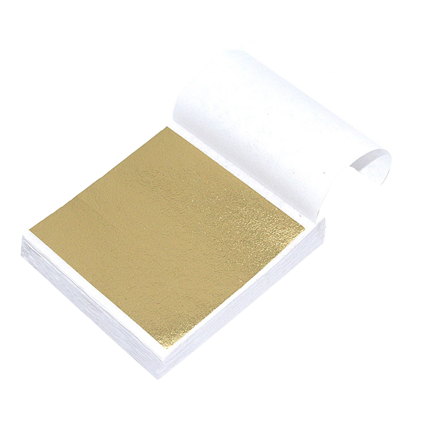 100 Sheets Imitation Gold Foil Paper Leaf Gilding DIY Art Craft Paper ...