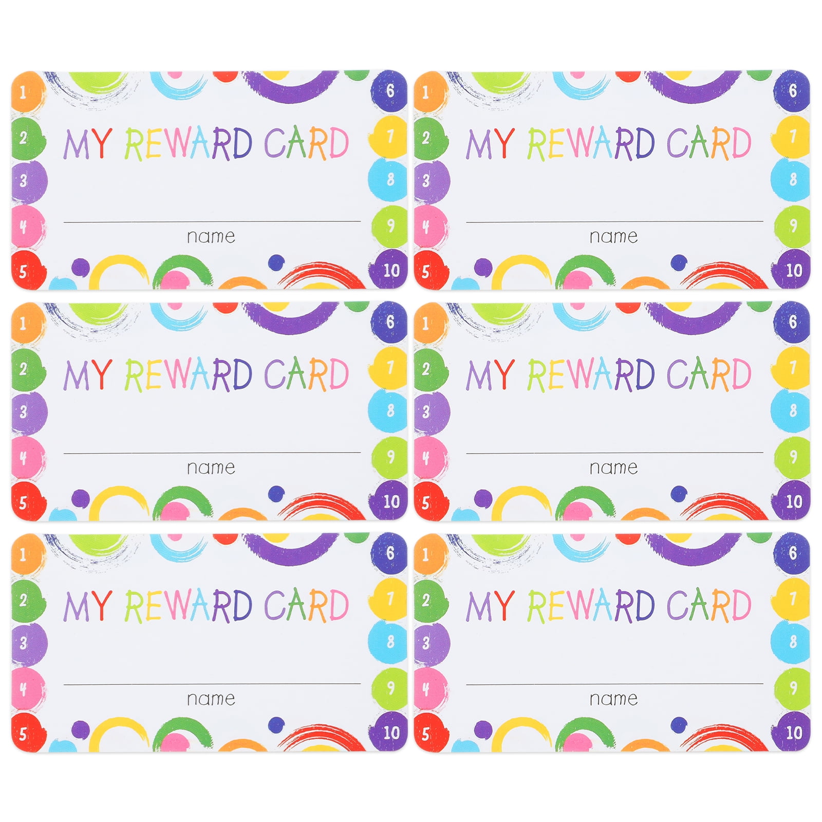 100 Sheets Kids Cash Register Student Award Cards - Walmart.com