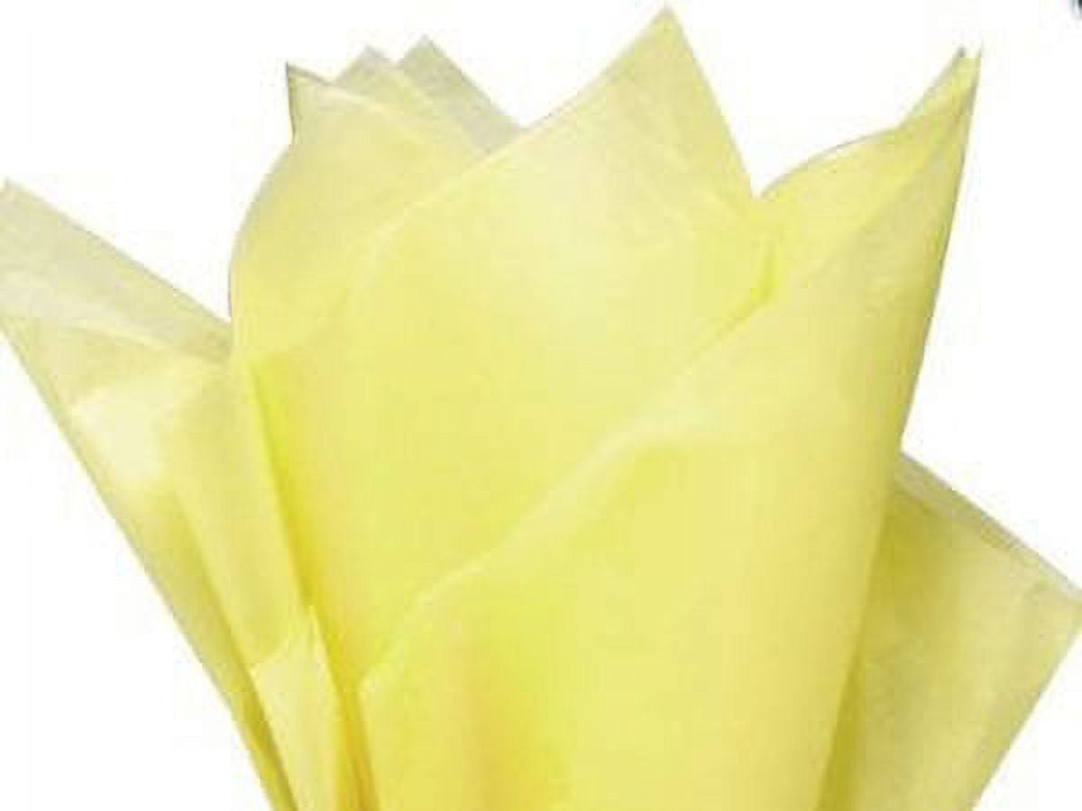 100 Sheets LIGHT YELLOW Gift Wrap Pom Pom Tissue Paper 15x20 - Walmart.com