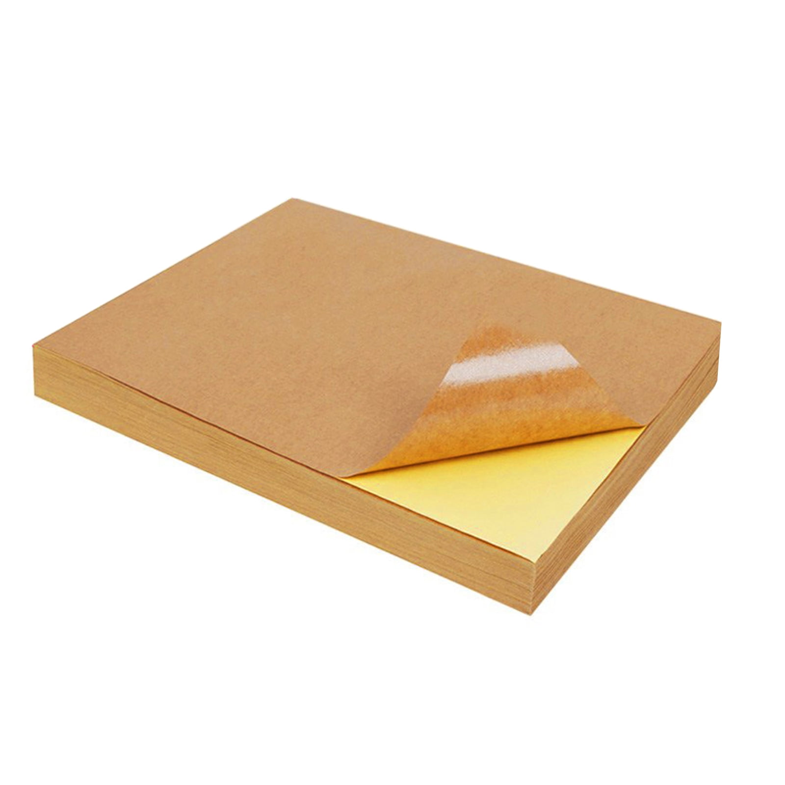 100 Sheets Labeling Paper Letter Size Printable Sticker Paper for ...