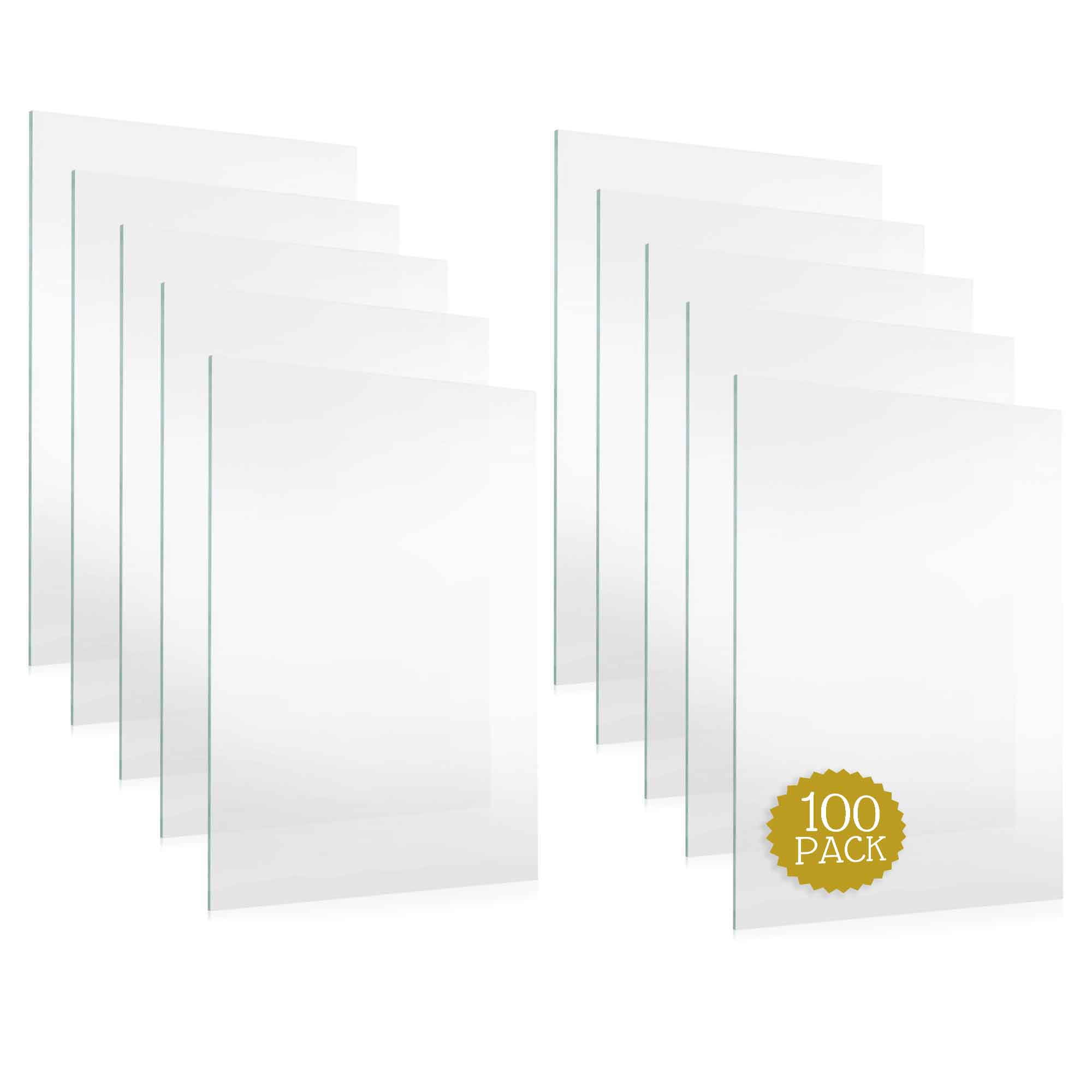 100 Sheets Non-Glare Acrylic Replacement for 16x16 Picture Frame ...