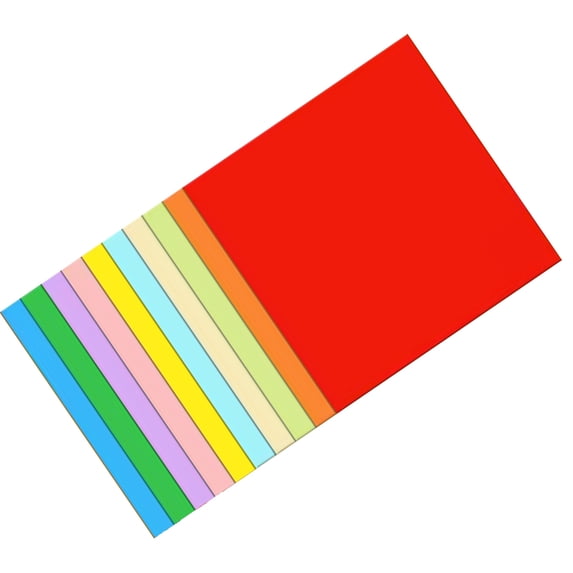 100 Sheets Paper Folding Paper Square Paper Easy Fold Paper Colorful ...