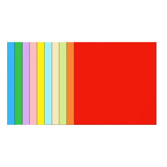 100 Sheets Paper Folding Paper Square Paper Easy Fold Paper Colorful ...