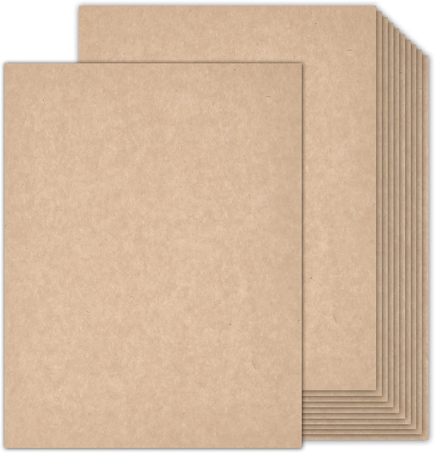 100 Sheets Parchment Cardstock 8.5 x 11 Textured Printer Paper, 90lb ...