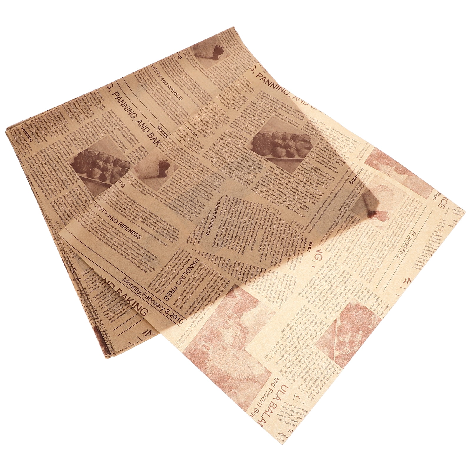 100 Sheets Parchment Paper Packing Sandwich Wrapping Wraps Lining ...