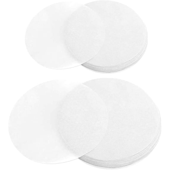 100 Sheets Parchment Paper Rounds 6" and 8" Diameter-Non-Stick Cake Pan ...