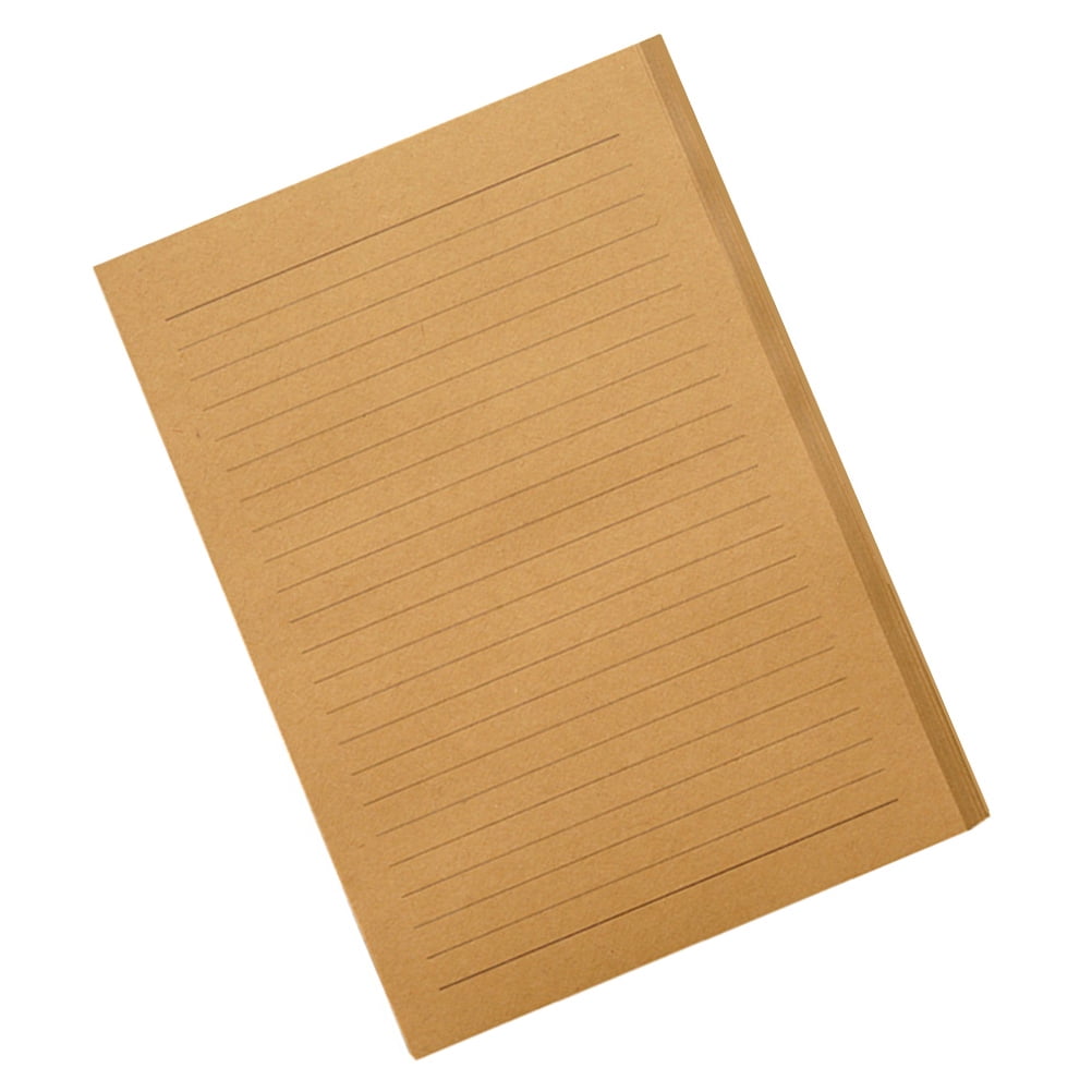 100 Sheets Parchment Paper for Writing Brown Kraft A5 Letter Practical ...