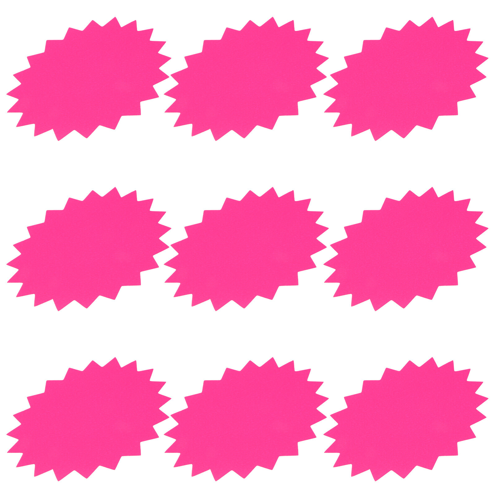 100 Sheets Pop Advertising Paper Streamers Neon Light Sign Signs Pink ...