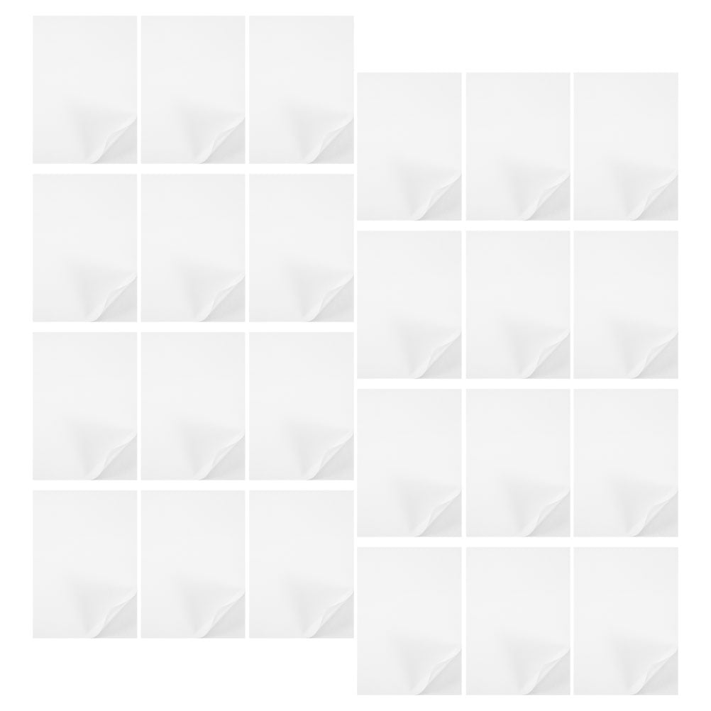 100 Sheets Printable Paper Sticker Printer Paper Sheet Adhesive Printer ...