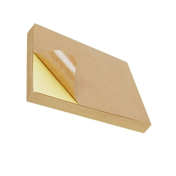 100 Sheets Printable Sticker Paper Address Label Printer Labels ...