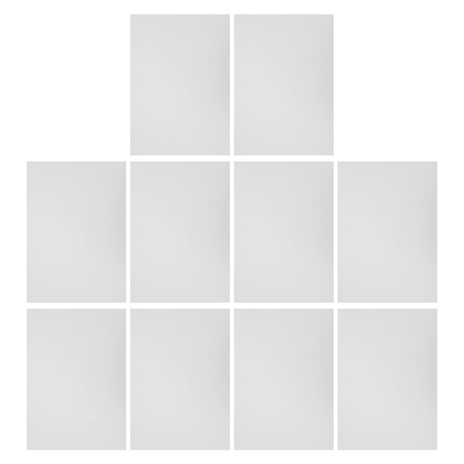 100 Sheets Printable Stickers Matte Self-adhesive Label Paper - Walmart.com