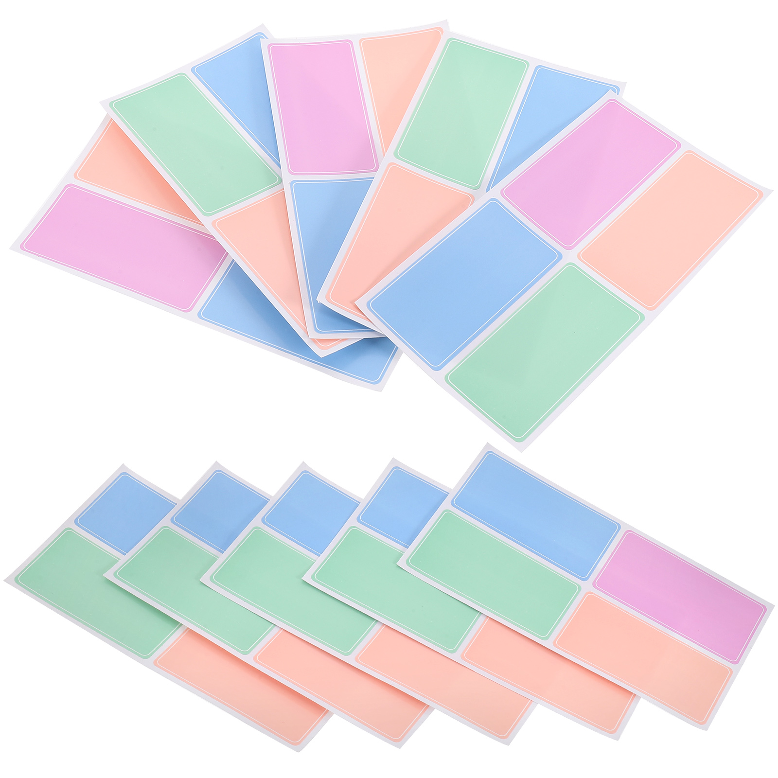 100 Sheets Self-Adhesive Name Stickers for Unisex Perfect for School ...