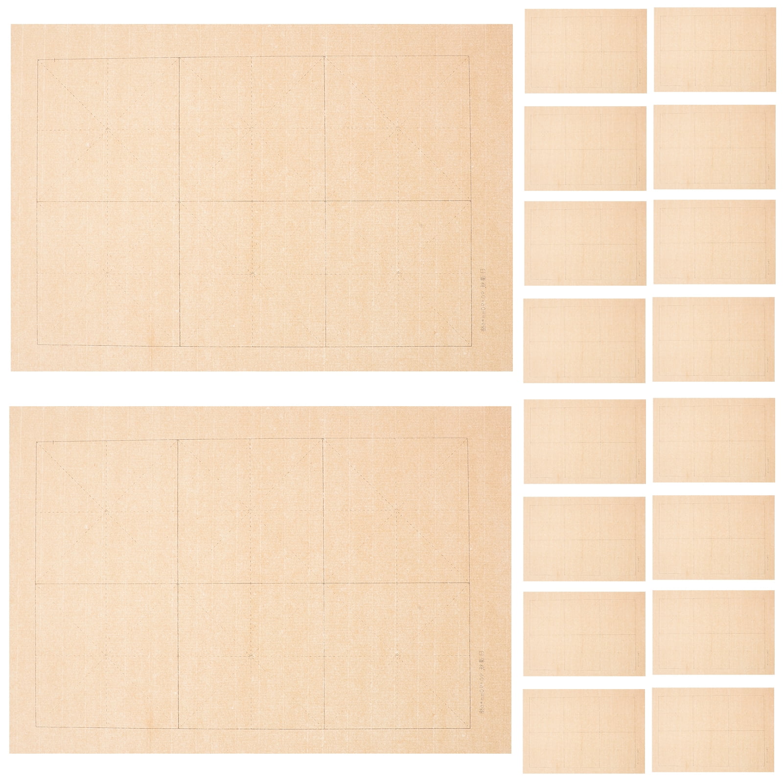 100 Sheets Rice Paper for Calligraphy Multi-use Xuan Paper Handwriting ...