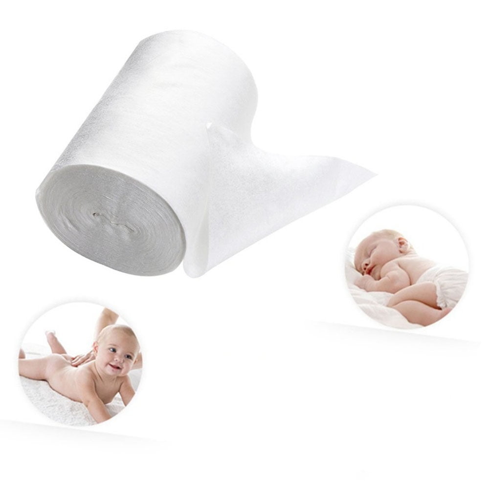 100 Sheets/Roll Bamboo Baby Diaper Waterproof Towel Urine Pad White ...