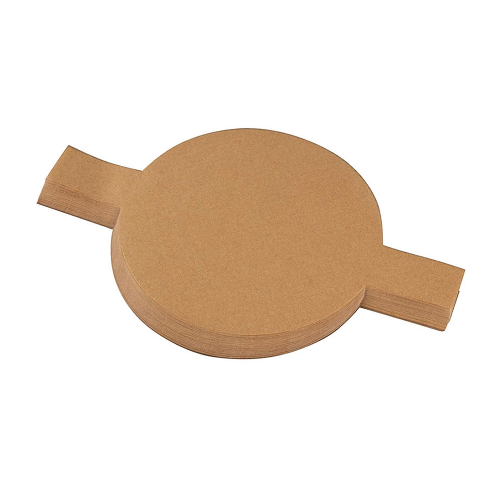 100 Sheets Round Silicones Coating Cake Pan Liners Parchment Paper with ...